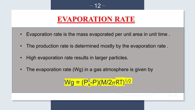 inert gas condensation synthesis of nanomaterial in physical method ...