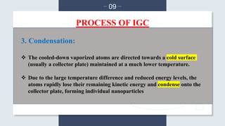 inert gas condensation synthesis of nanomaterial in physical method | PPTX