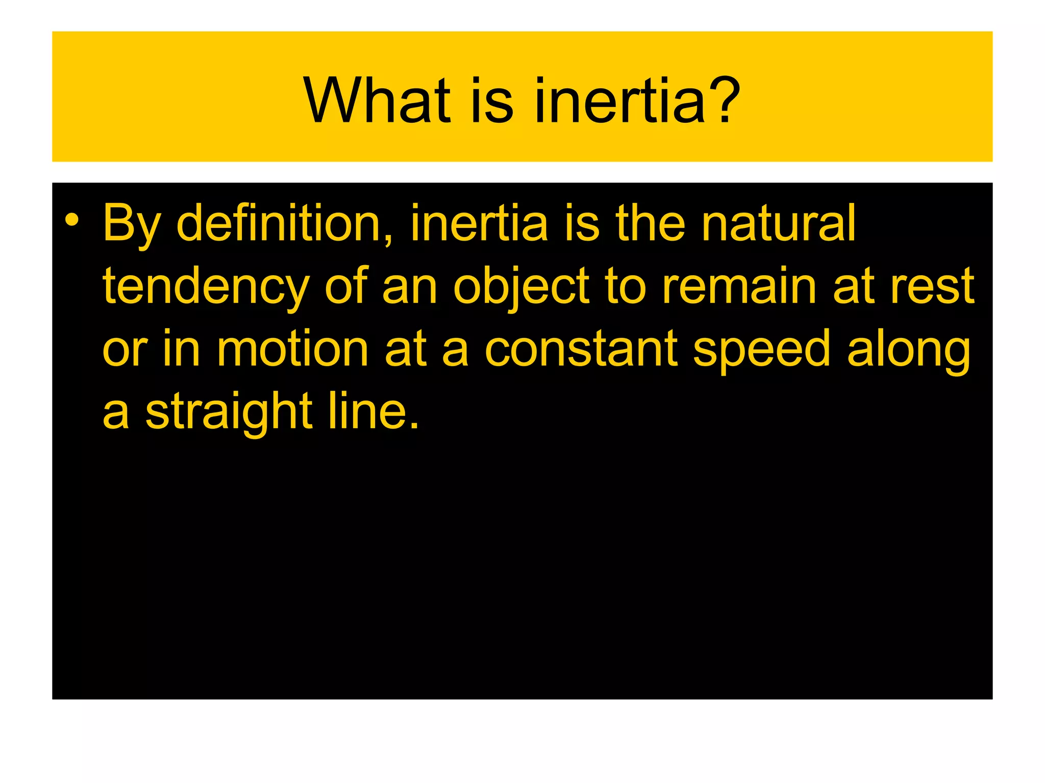 Inertia 1 | PPT