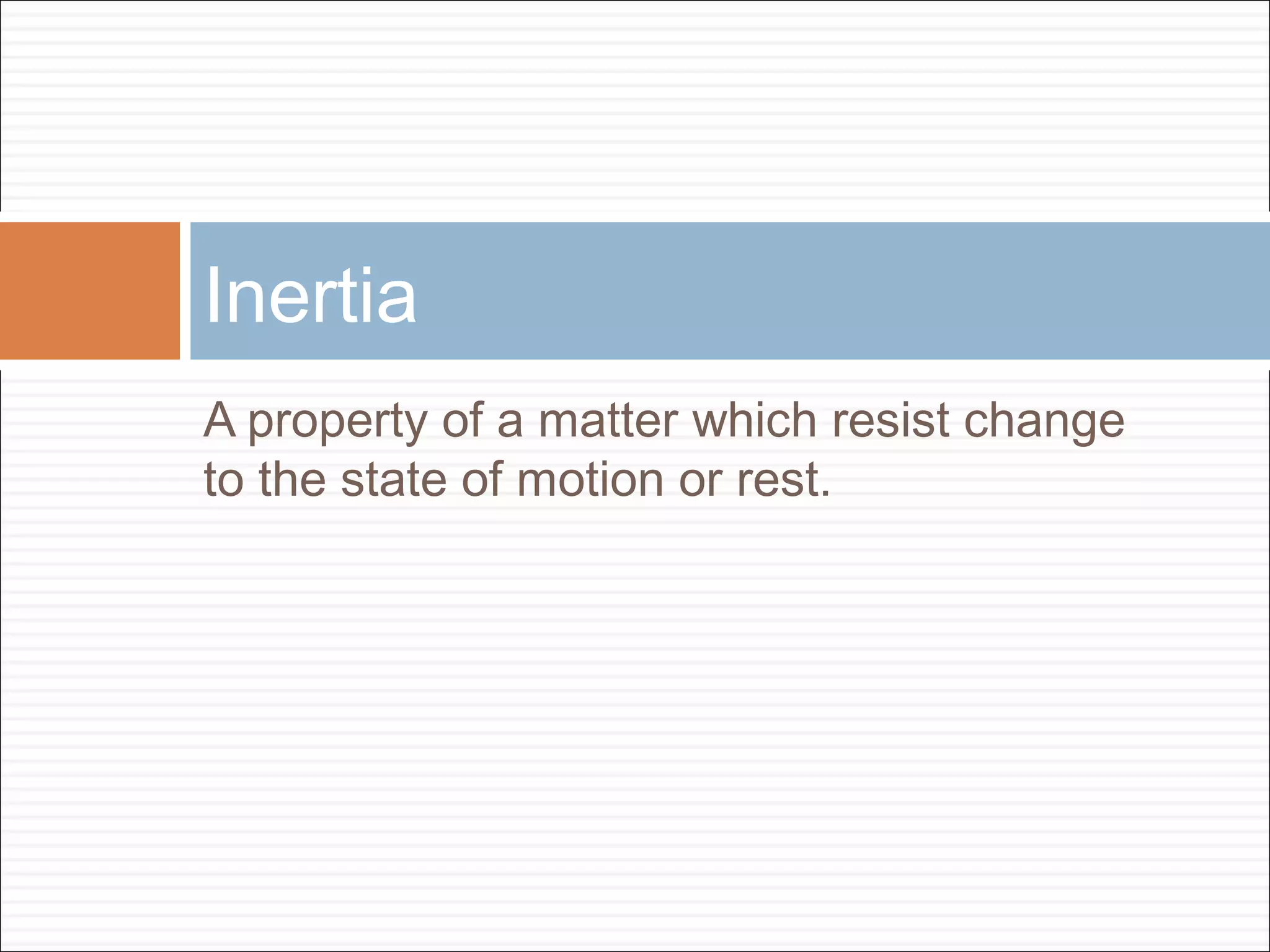 Inertia | PPT