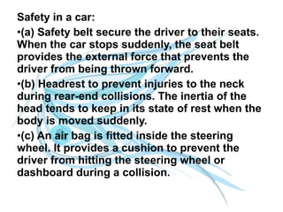 FORCE & MOTION (Inertia) FORM 4 | PPT