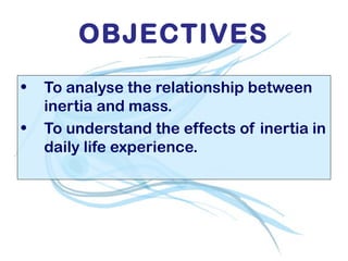 4th Grade Science Inertia