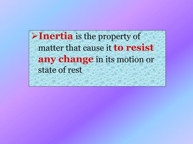 Inertia | PPTX