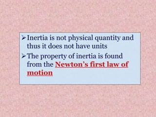 Inertia | PPT