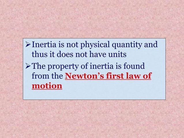 Inertia | PPT