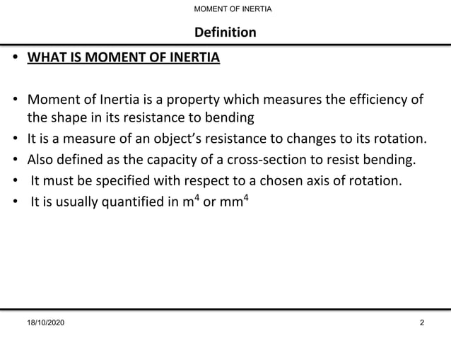 inertia notes | PPT