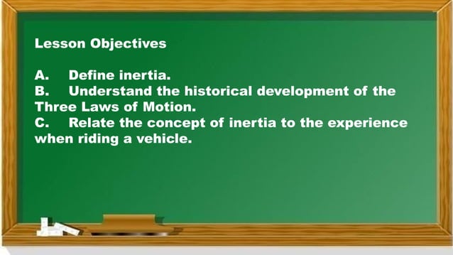 The First Law of Motion-Law of Inertia.pptx | Physics | Science