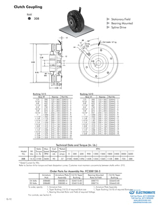 Inertia dynamics clutches_couplings_specsheet | PDF