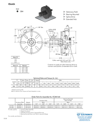 Inertia dynamics clutches_couplings_specsheet | PDF