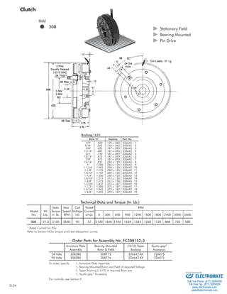 Inertia dynamics clutches_couplings_specsheet | PDF