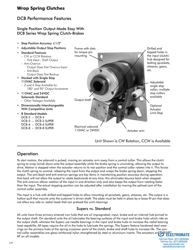 Inertia dynamics dcb_specsheet | PDF