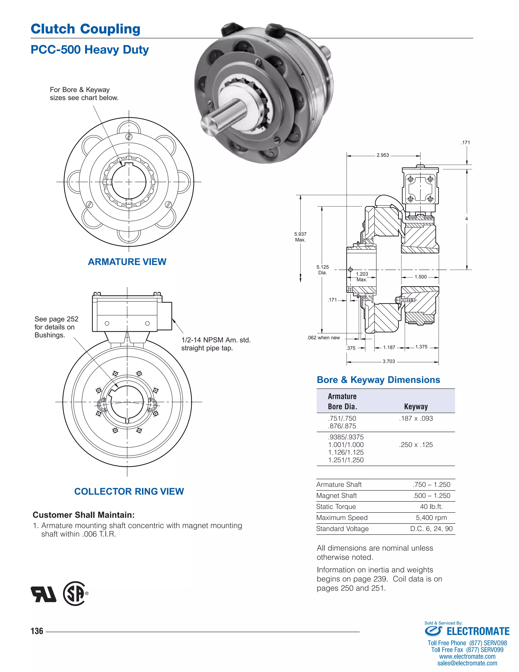 Inertia dynamics pcc500bhd_specsheet | PDF