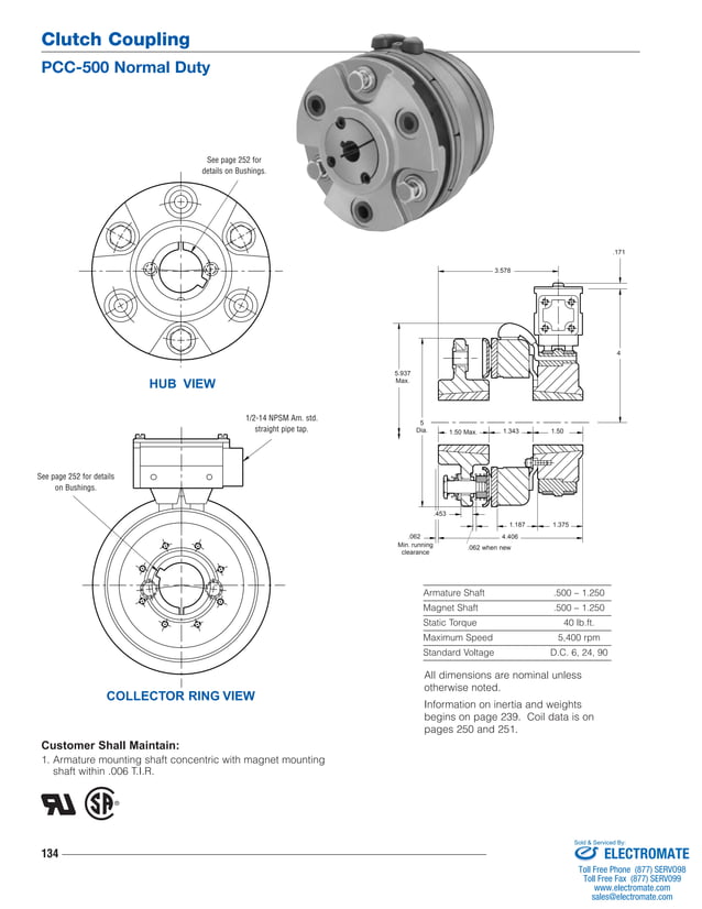 Inertia dynamics pcc500b_specsheet | PDF