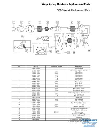 Inertia dynamics wrapspring_dcb5m_specsheet | PDF