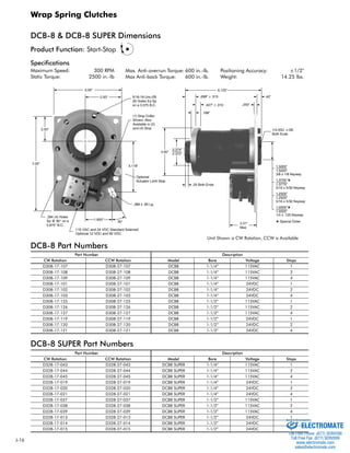 Inertia dynamics wrapspring_dcb8s_specsheet | PDF