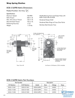 Inertia dynamics wrap_spring_specsheet | PDF