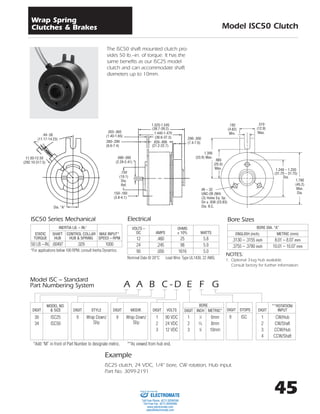 Inertia dynamic type isc_specsheet | PDF
