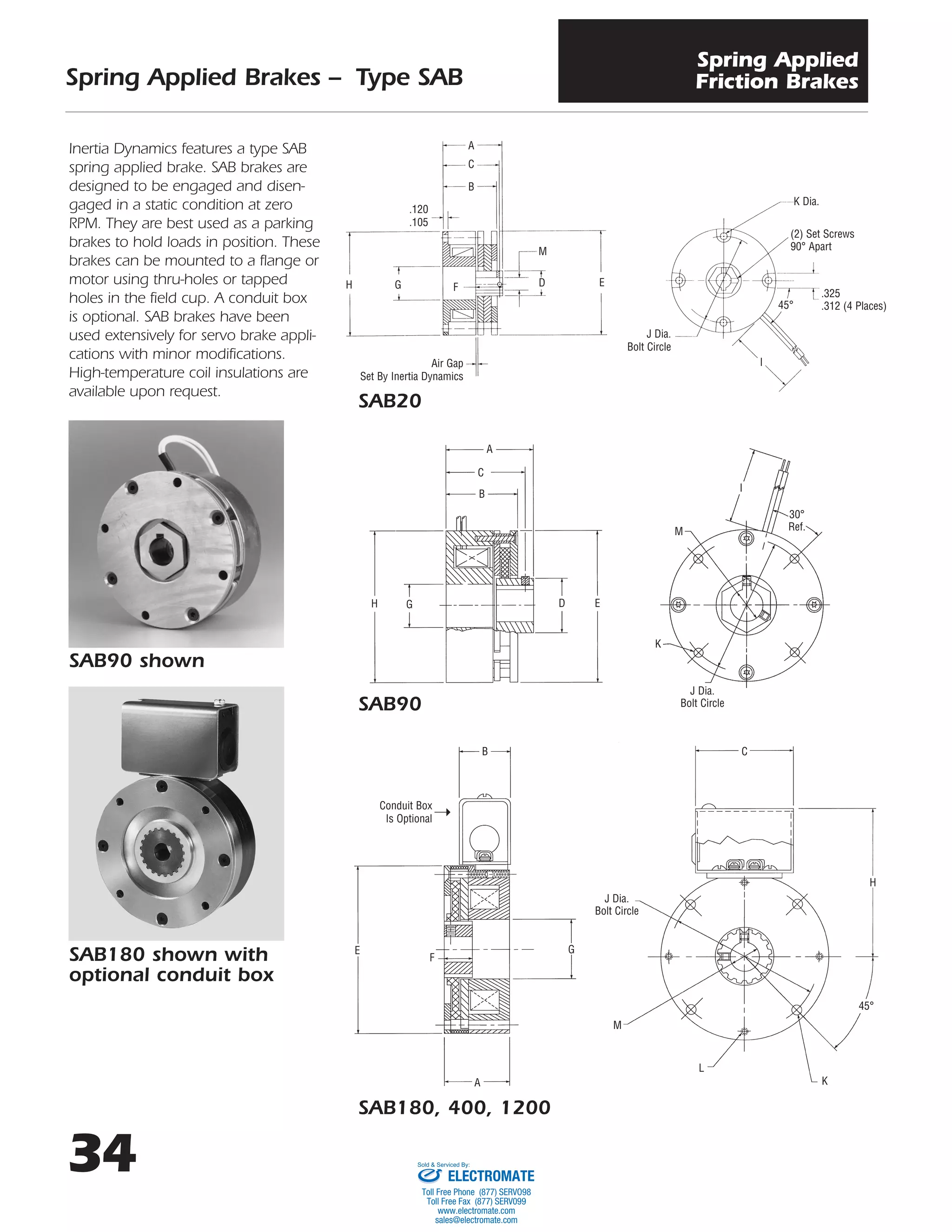 Inertia dynamic type sab_specsheet | PDF