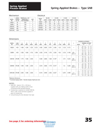 Inertia dynamic type sab_specsheet | PDF