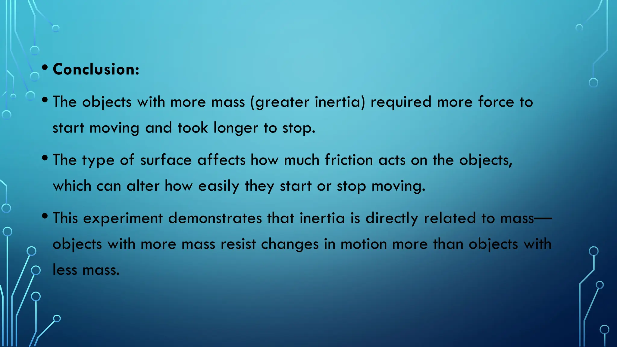 Inertia Experiment: Understanding Newton's First Law of Motionpptx | PPTX