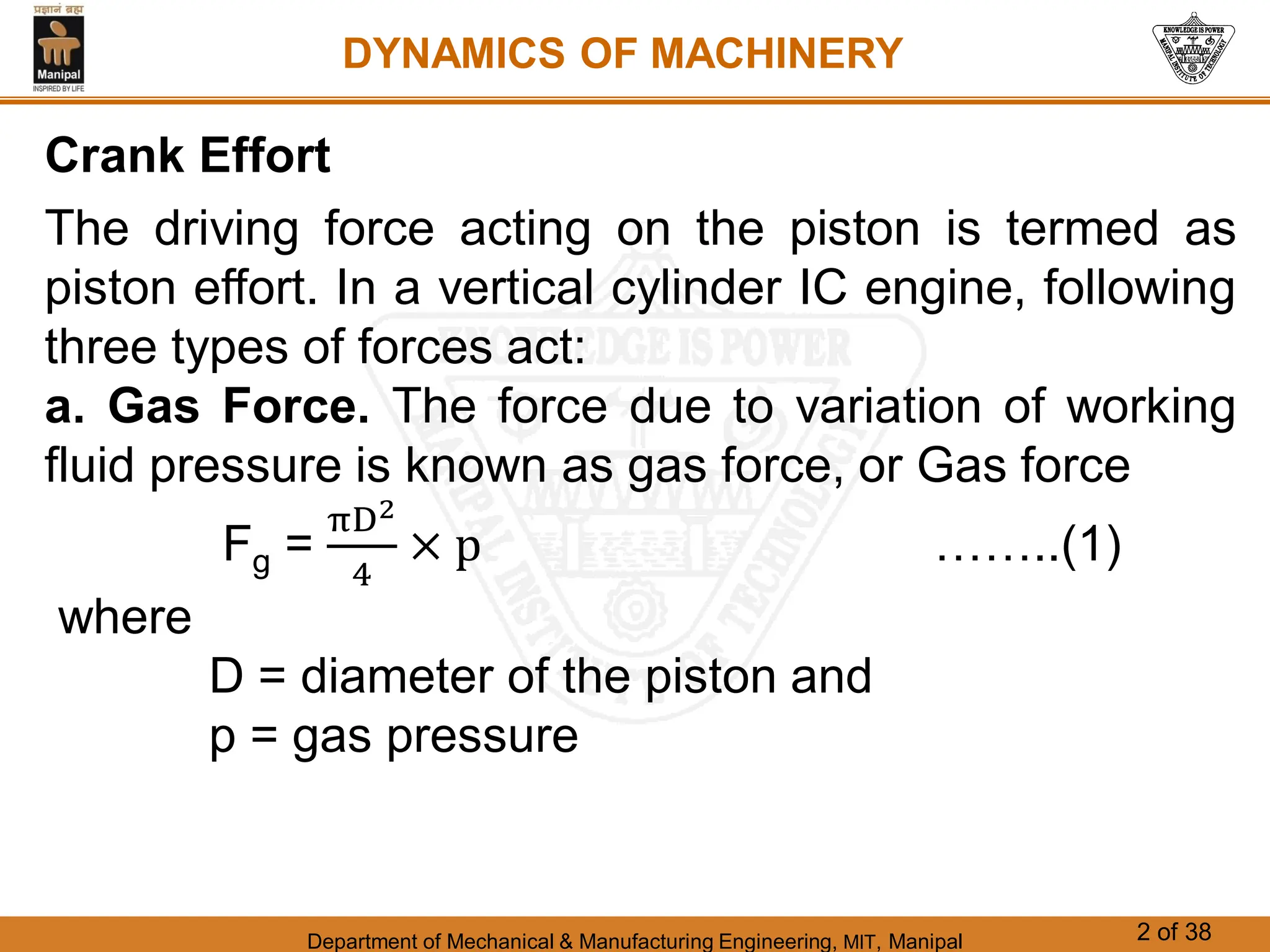 Inertia Forces_Ppt.pdf . | PDF