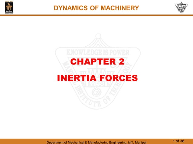 Inertia Forces_Ppt.pdf . | PDF