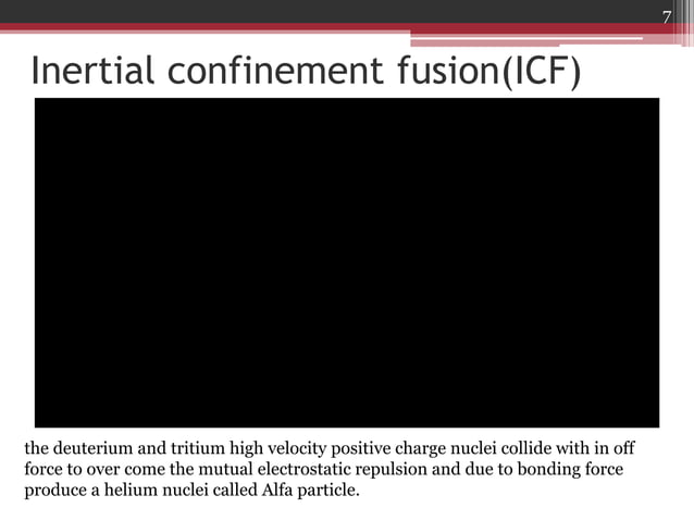 Inertial confinement fusion | PPTX | Chemistry | Science