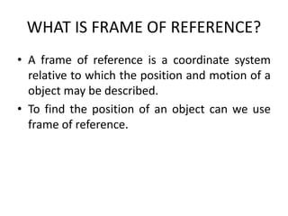 Inertial frame of reference | PPT