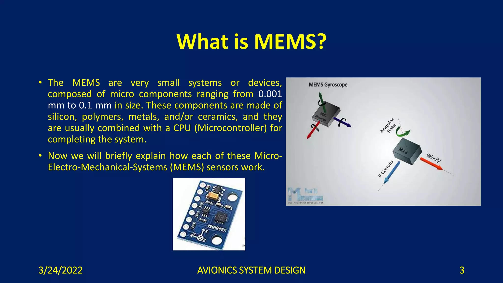 What Is Mems Mems Accelerometer Mems Gyroscope Mems Magnetometer Pptx Physics Science