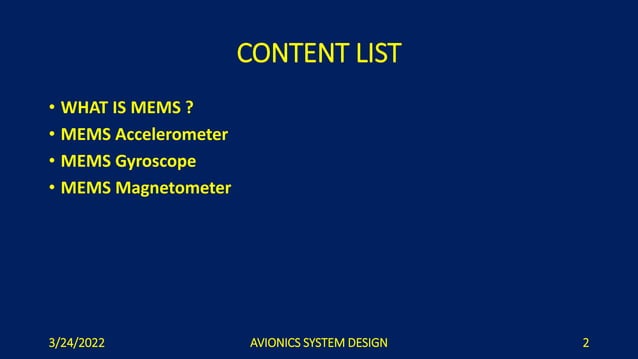 What Is Mems Mems Accelerometer Mems Gyroscope Mems Magnetometer Pptx Physics Science