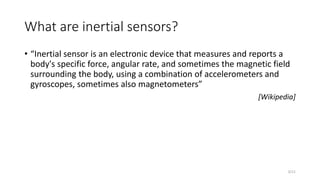 Inertial sensors | PPTX