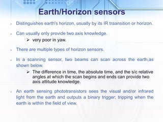 Inertial sensors used in satellites | PPTX