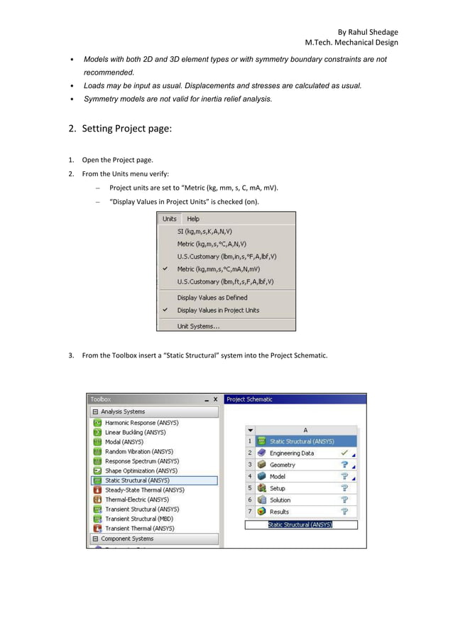 Inertia relief analysis of a suspension shock linkage in Ansys | PDF ...