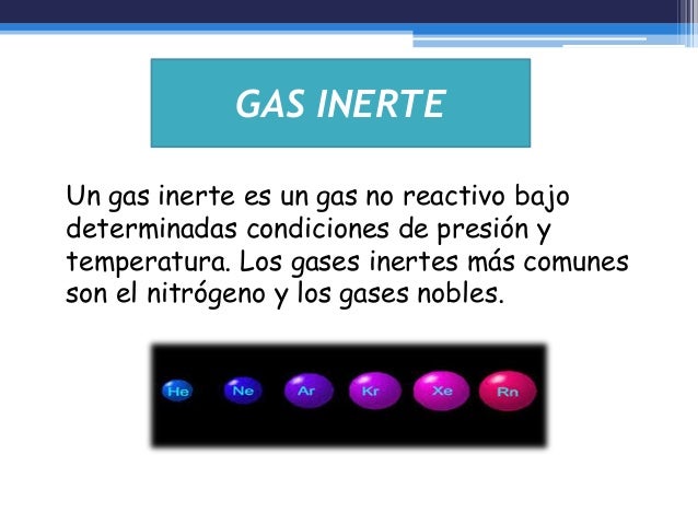 Inertizacion gas