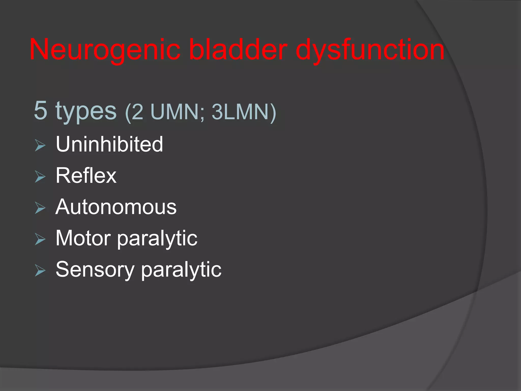 bladder and its dysfunction | PPTX