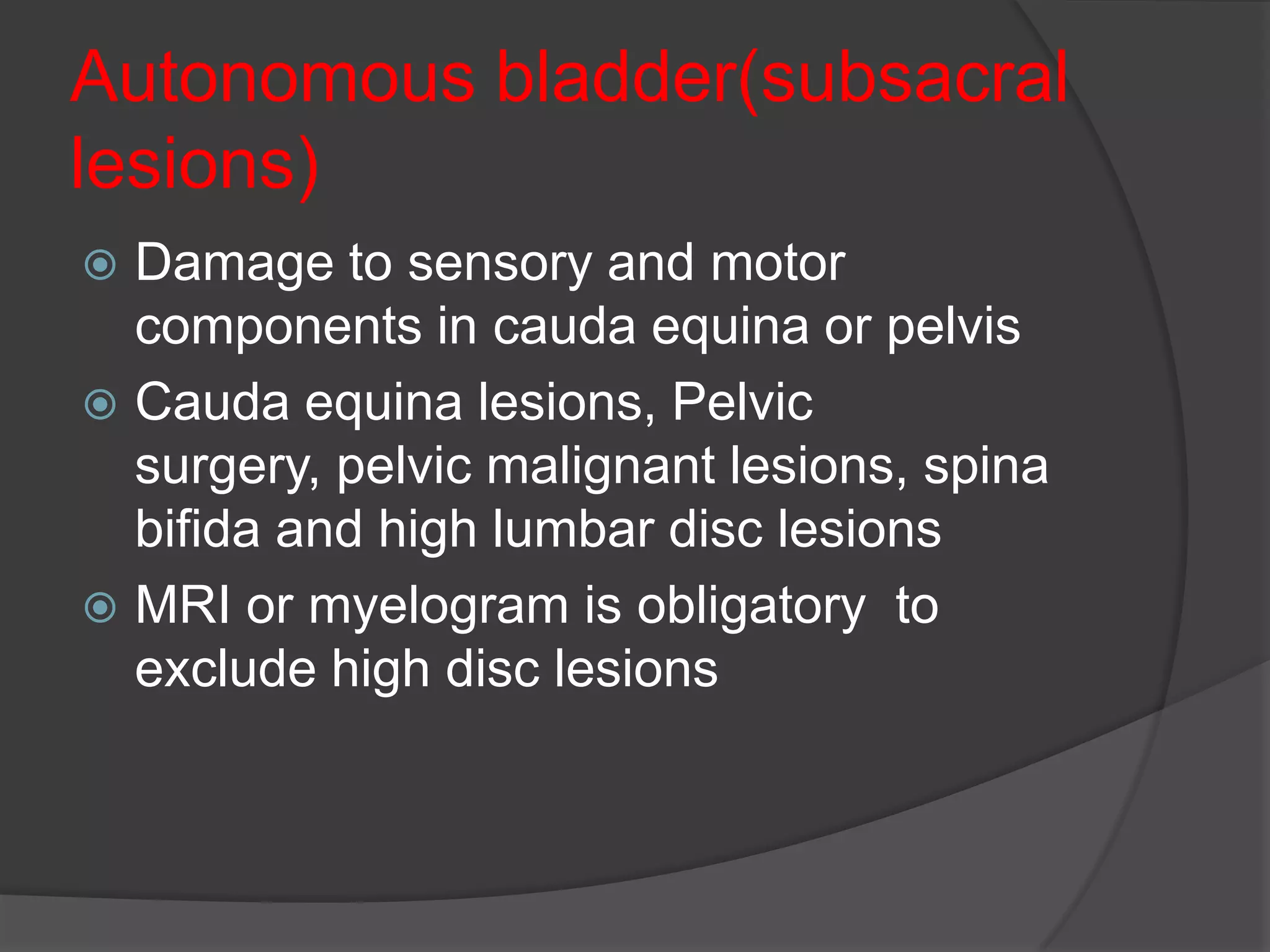 bladder and its dysfunction | PPTX