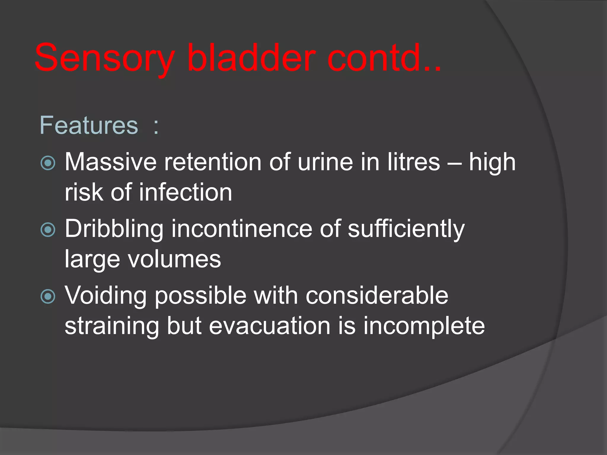 bladder and its dysfunction | PPTX