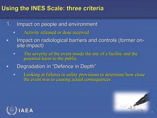 International Nuclear and Radiological Event Scale (INES) - 12 April ...