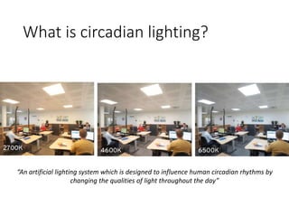 PLS 2016: Practical implementation of circadian lighting in office ...