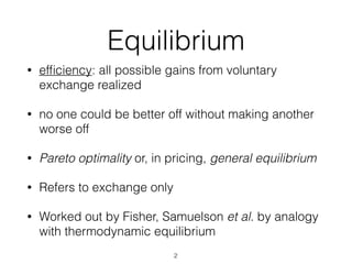Debt & Disequilibrium: The problem of financial microeconomics | PPT ...