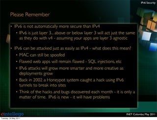 IPv6 Security | PPT