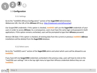 Integrando SugarCRM con Alfresco | PPT