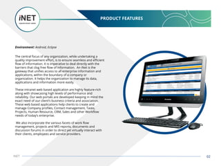 iNET - Intranet Management Solution | PPT