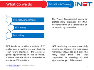 iNet Profile Introduction | PPT