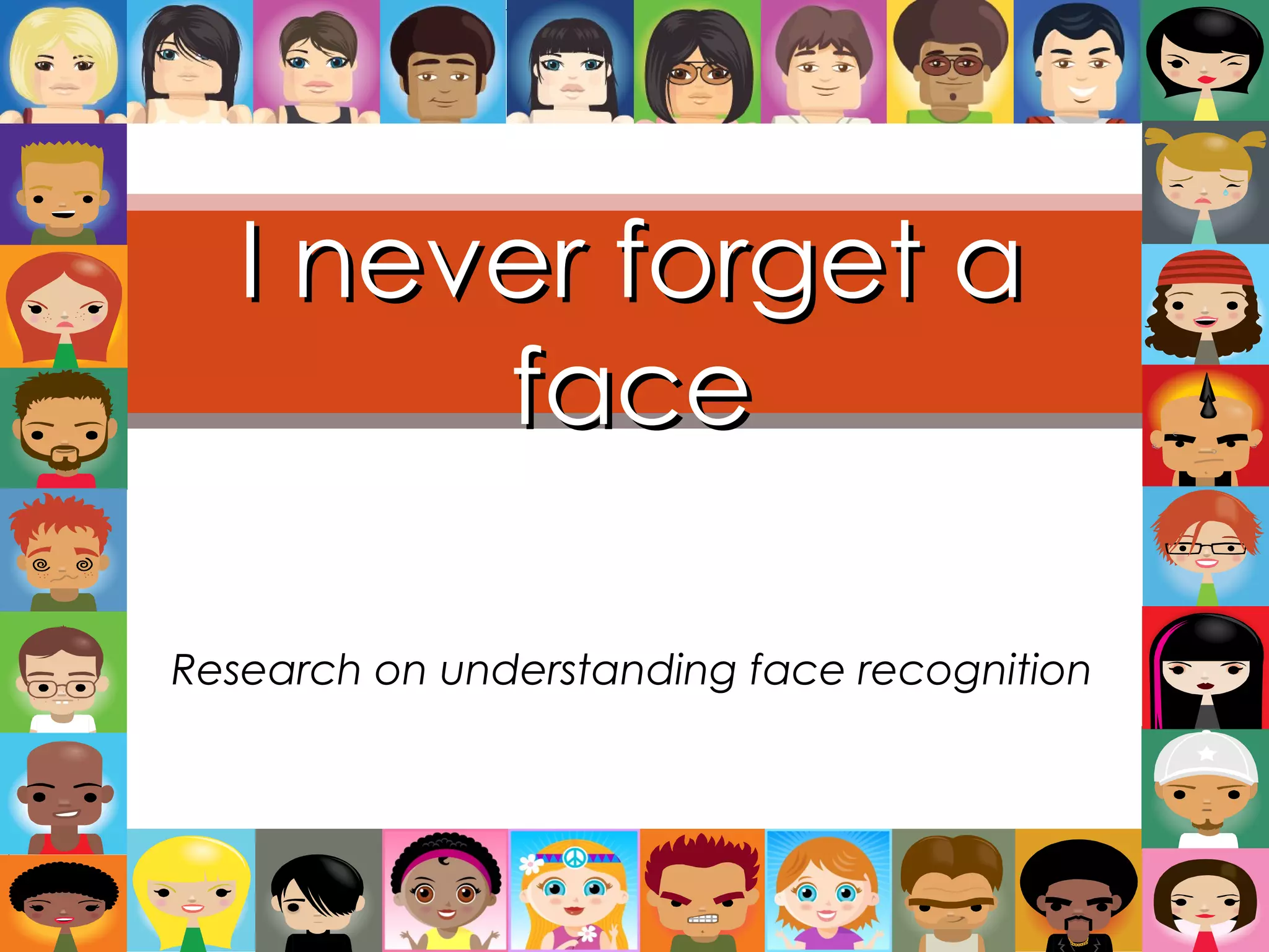 I Never Forget A Face | PPT