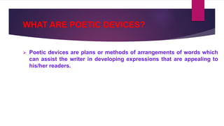 poetic devices | PPT