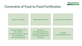 iNewtrition Food to Food Fortification | PPT