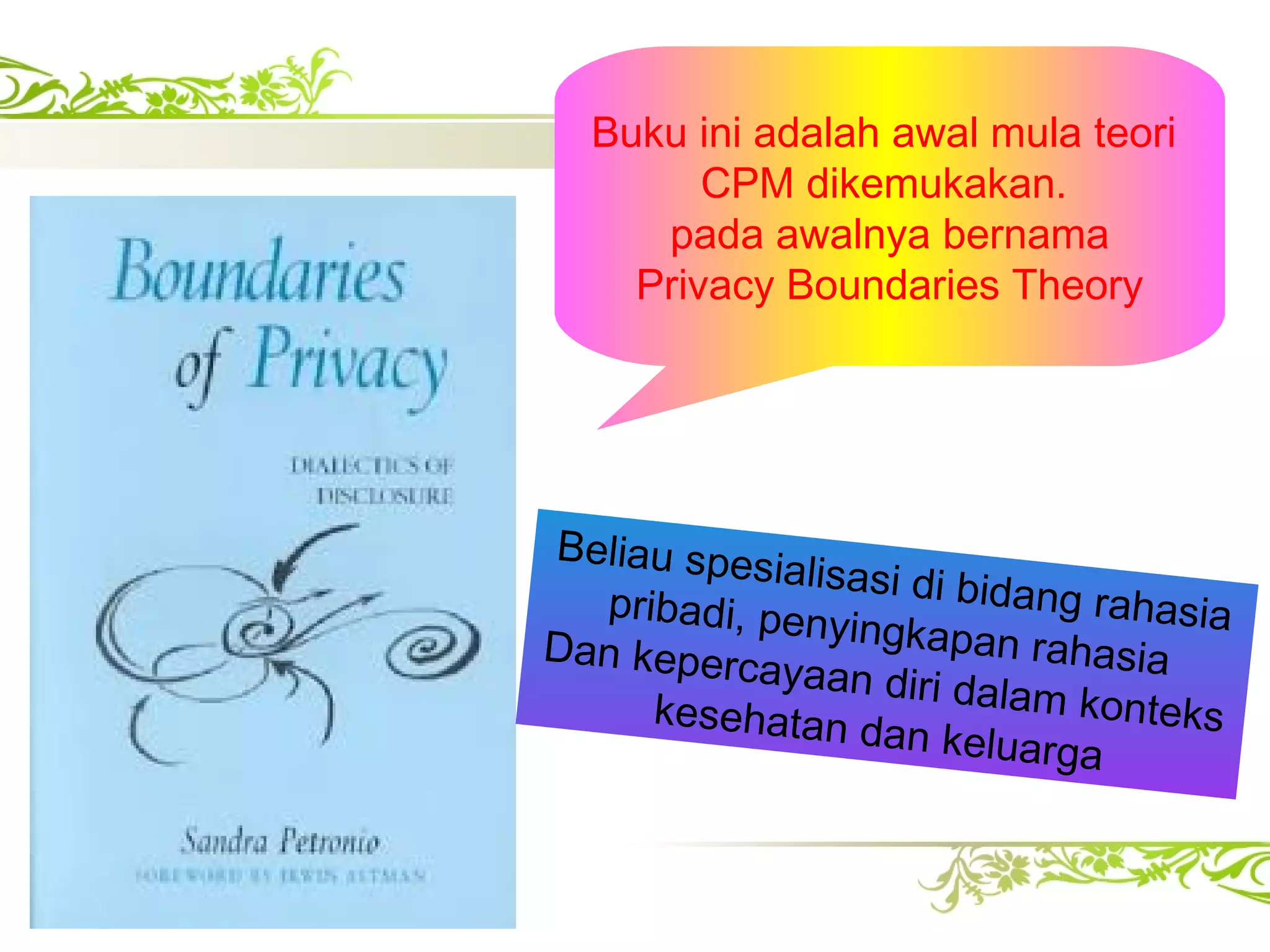 Communication privacy management | PPT