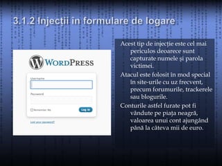 Injectii in formulare | PPTX