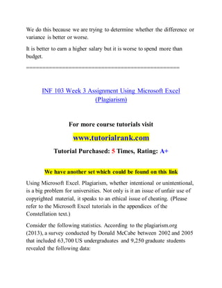 INF 103 Effective Communication/tutorialrank.com